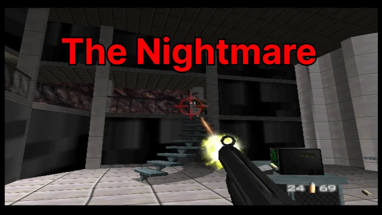 007 GoldenEye N64 - Part 16: Control Center (00 Agent Difficulty) - YouTube