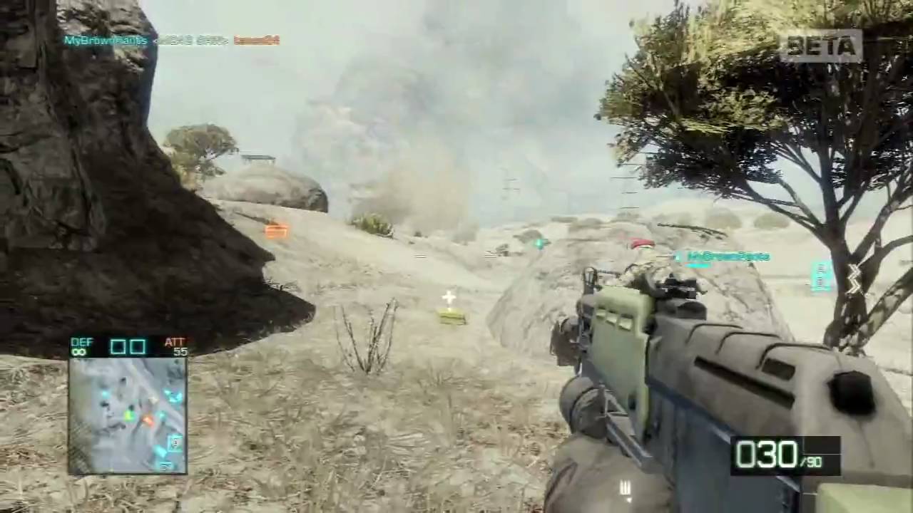 Battlefield: Bad Company 2 PS3 Beta Multiplayer Gameplay Footage Part 1 ...