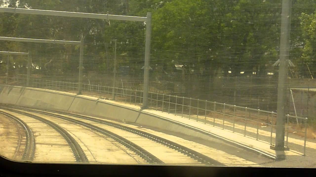 Adelaide 3000 class railcar ride through the new Goodwood Railway ...