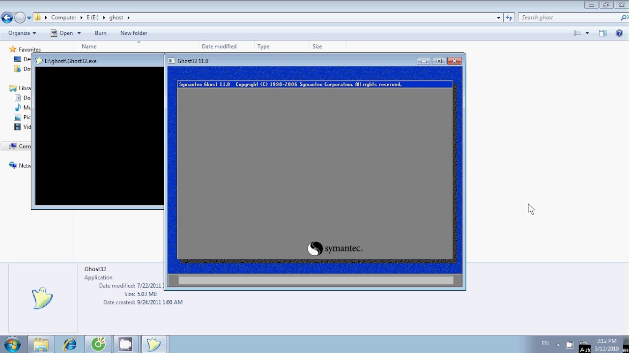 huong dan bung file ghost tren file ghost32.exe - YouTube