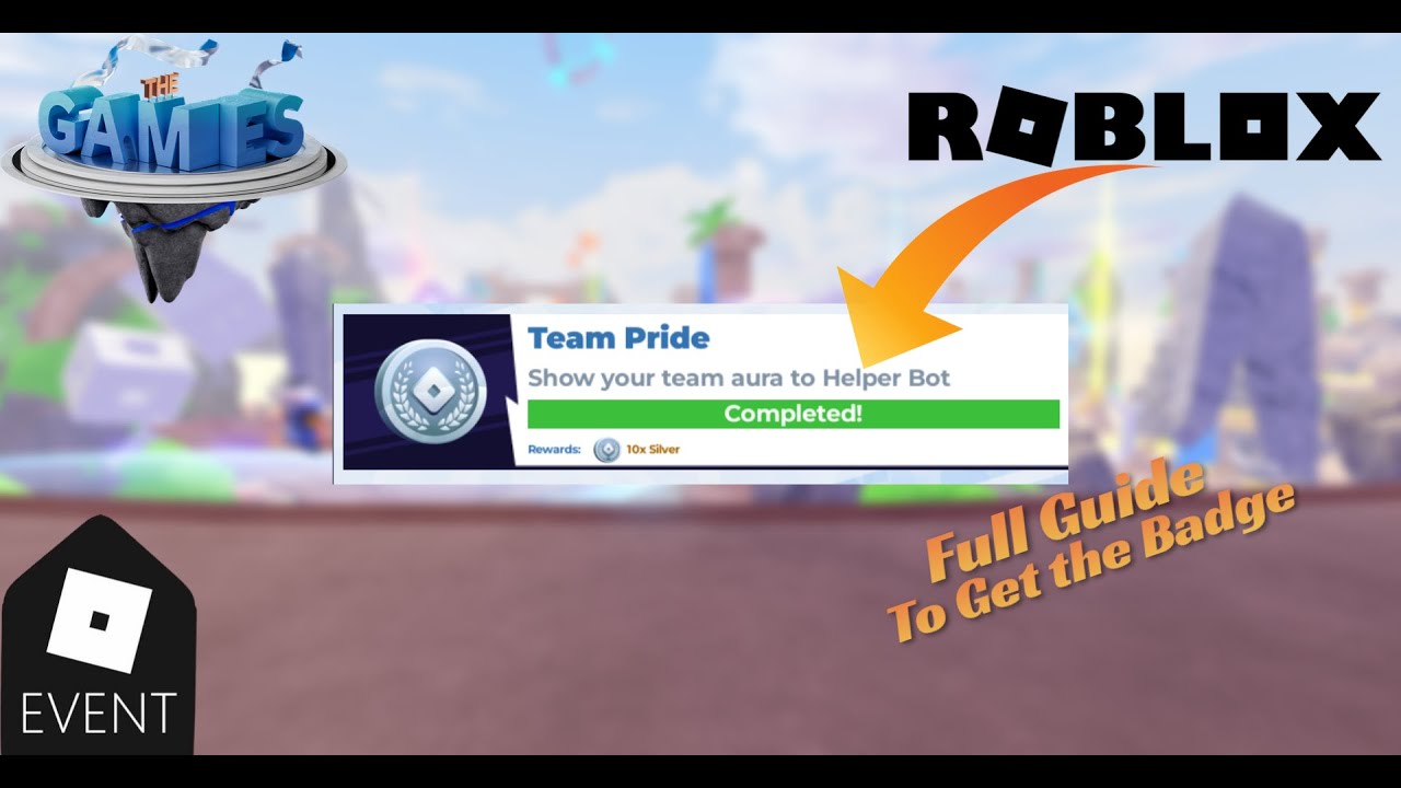 How To Get Team Aura Badge in THE GAME Hub [EVENT] - YouTube
