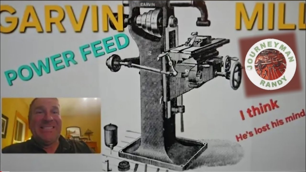 GARVIN No. 12 Milling Machine Power Feed - YouTube
