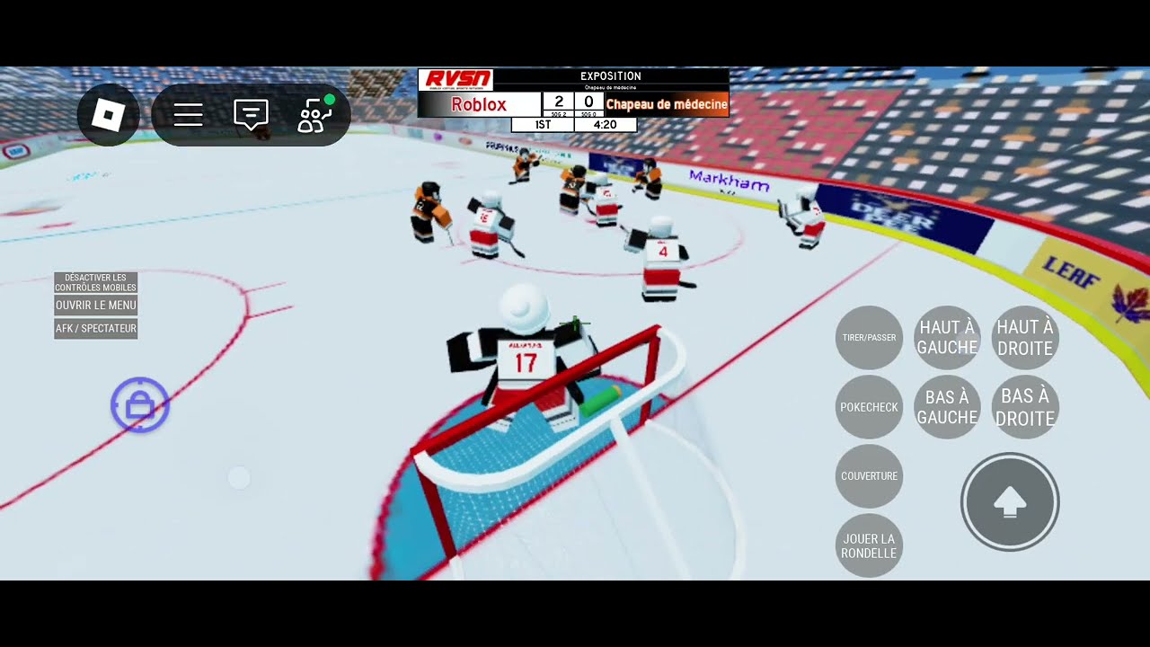Ro hockey world Tour Roblox vs Medecine Hat - YouTube