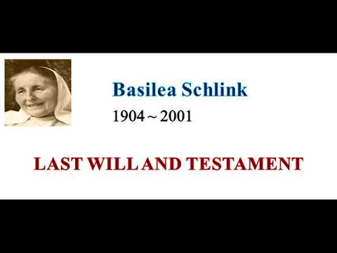 SMC by Basilea Schlink：LAST WILL AND TESTAMENT - YouTube