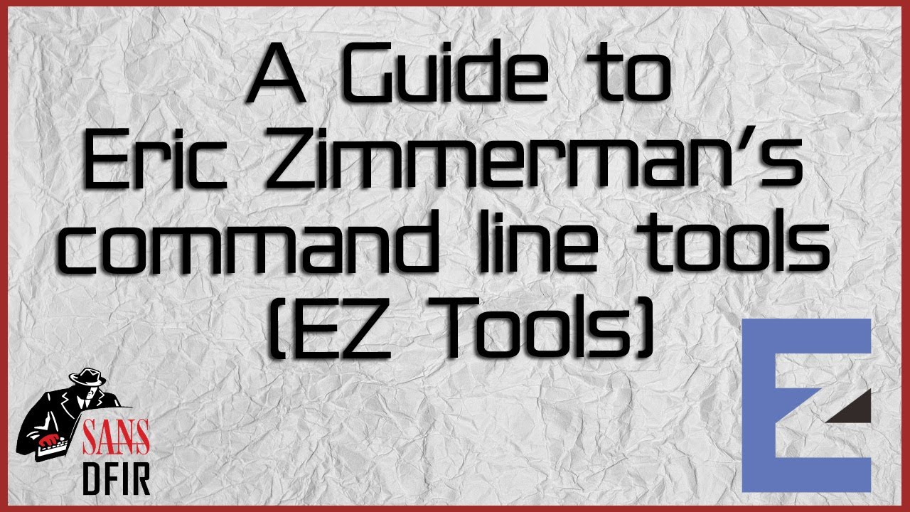 A Guide to Eric Zimmerman's command line tools (EZ Tools) - YouTube
