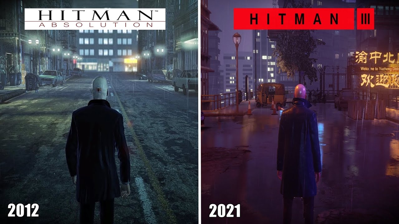 Hitman 3 vs Hitman Absolution Comparison | Side by Side - YouTube
