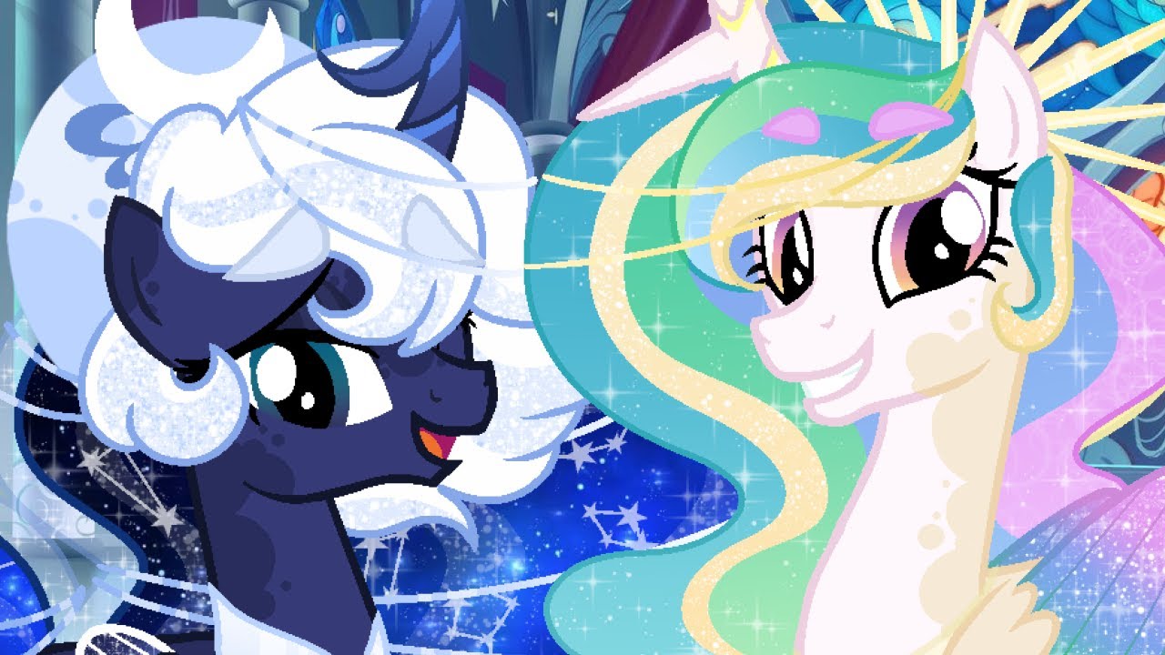 MY LITTLE PONY FIM FUTURE | Speedpaint | Celestia and Luna - YouTube