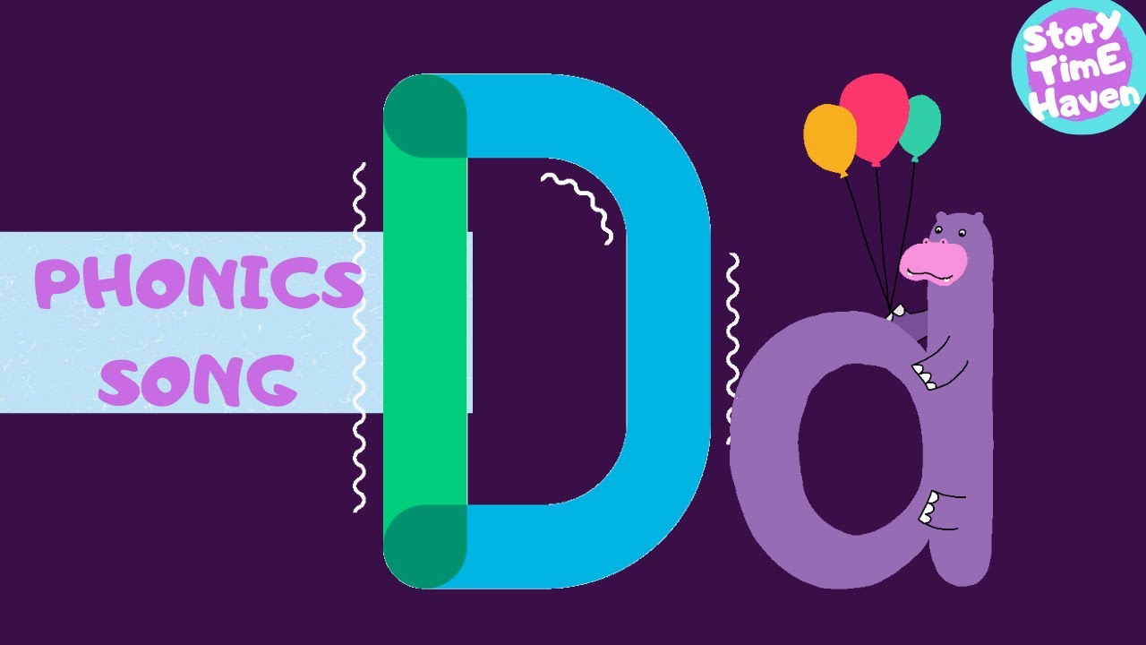 Letter D - Sing along phonics song - Preschool lessons for toddlers ...