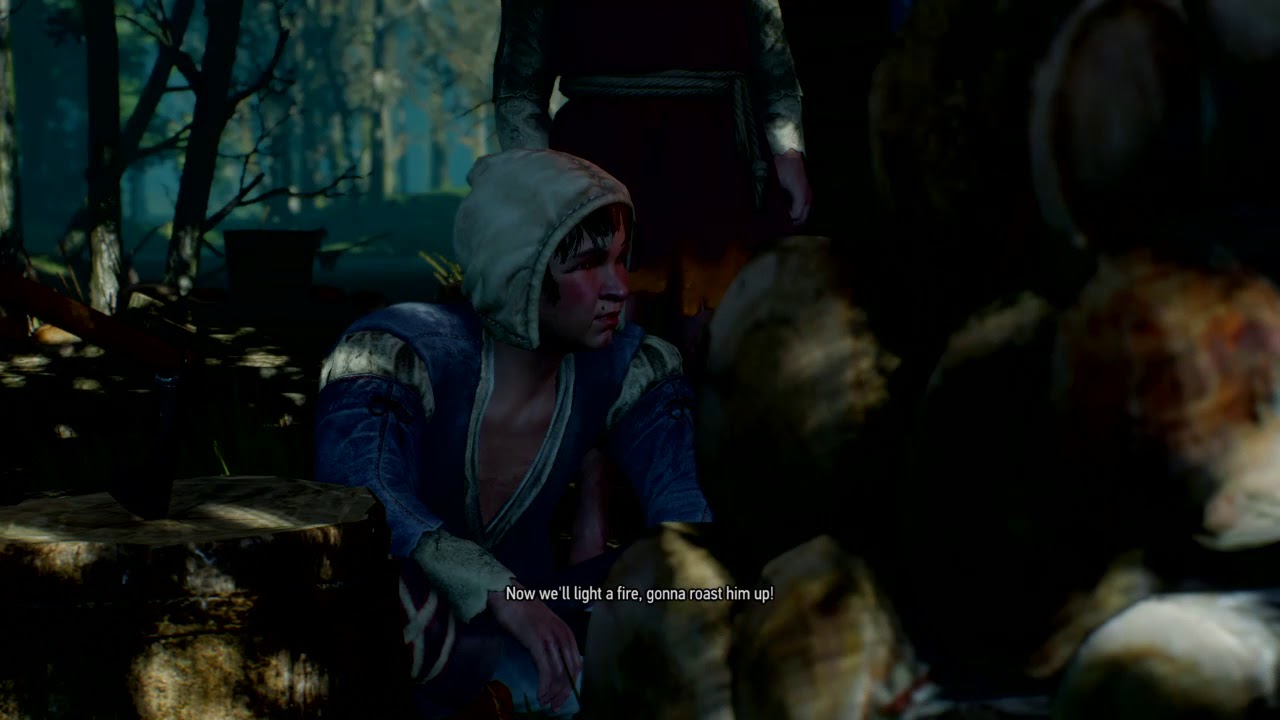 The Witcher 3 creepy kids - YouTube