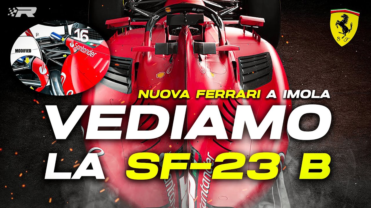 Arriva la FERRARI SF-23 B a Imola - YouTube