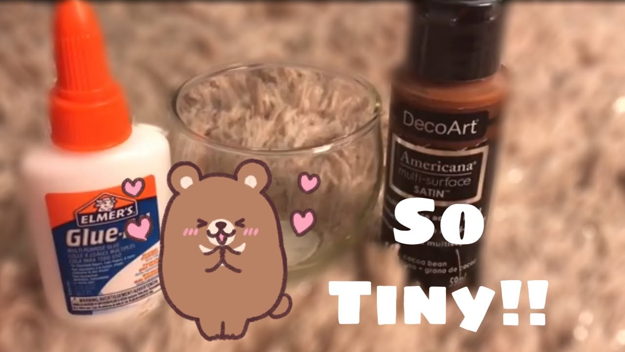 MAKING MINIATURE SLIME!! - YouTube