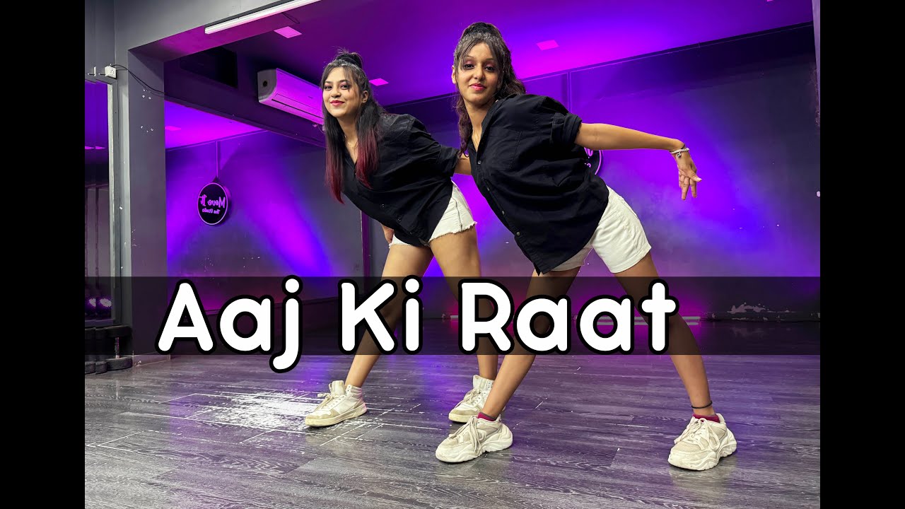 AAJ KI RAAT Dance Choreo | Stree 2 | Mohit Jain's Dance Institute MJDi ...