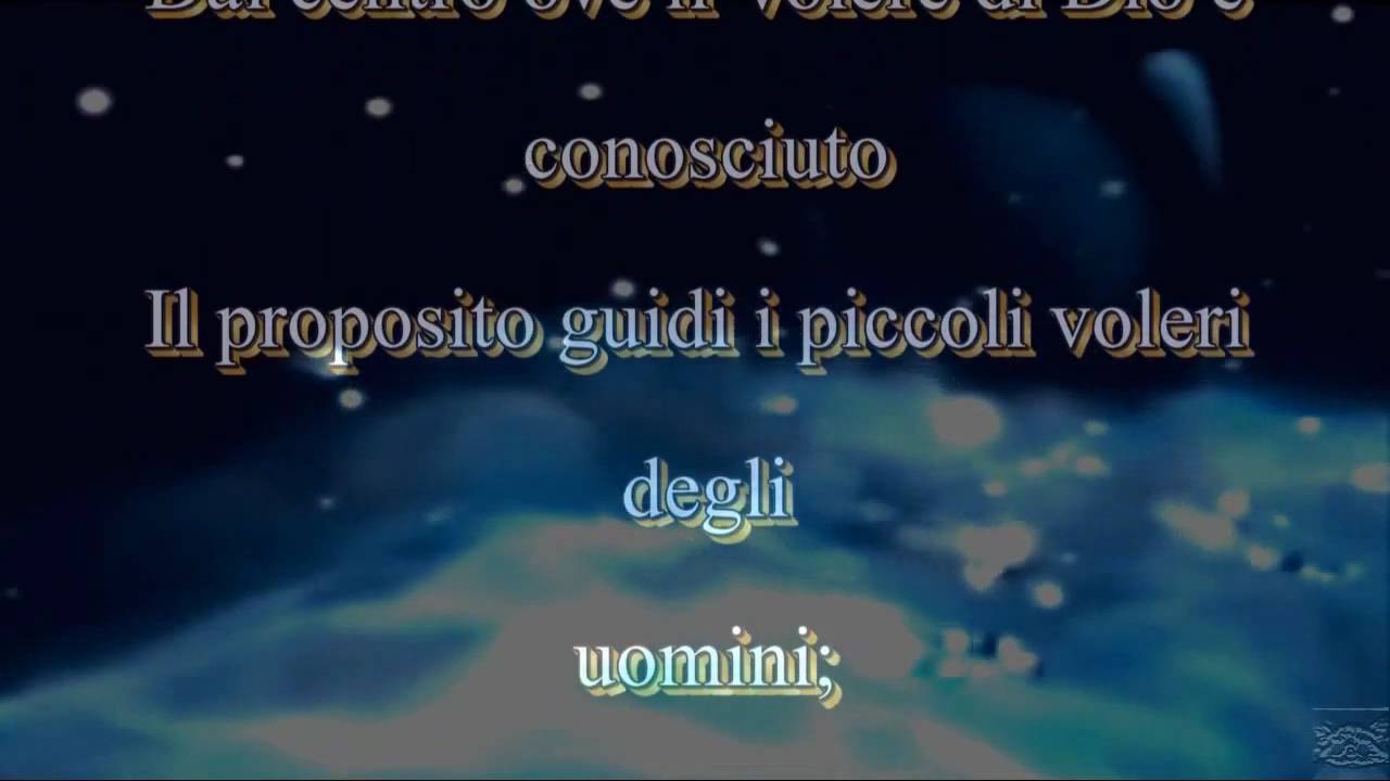 La Grande Invocazione (The Great Invocation ) - YouTube