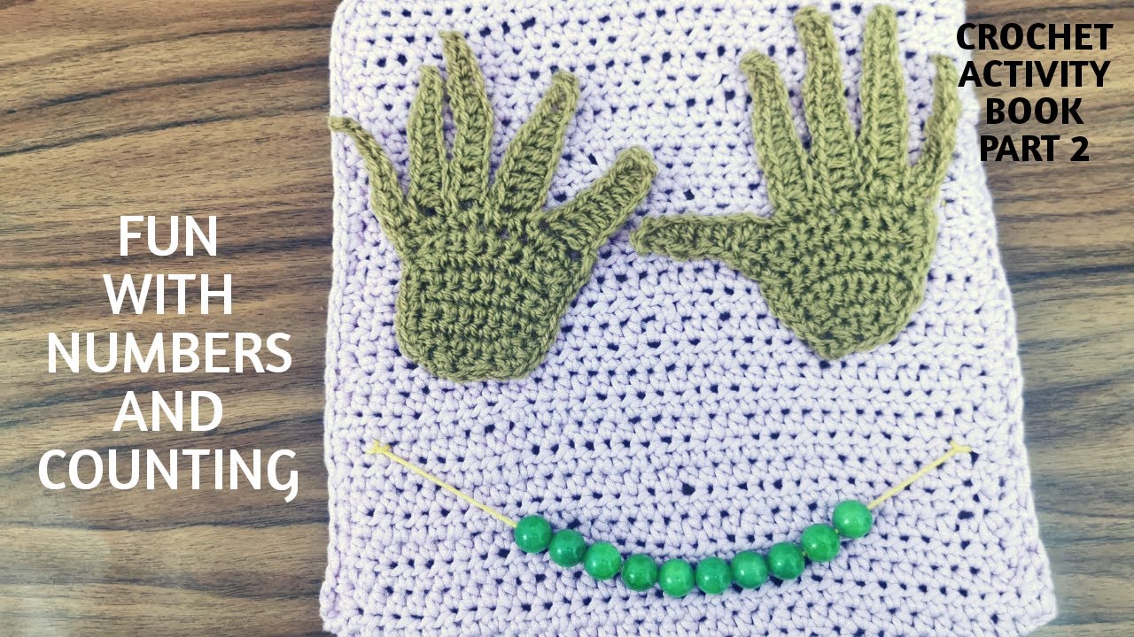 Counting Game | Crochet Activity Book With Games Part 2| Palm/Hand ...