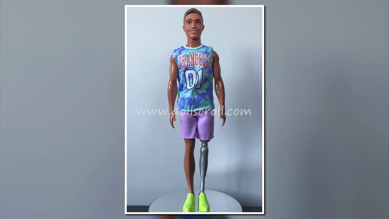 Mattel - Barbie - Fashionistas #212 - Los Angeles Jersey - Ken - Doll ...
