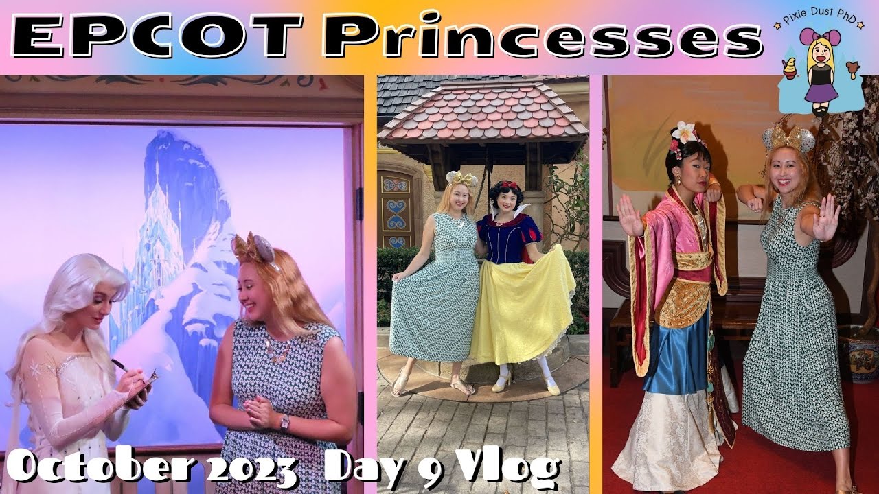 EPCOT Princesses Meet & Greet | India Food & Wine Booth | 8 Characters ...