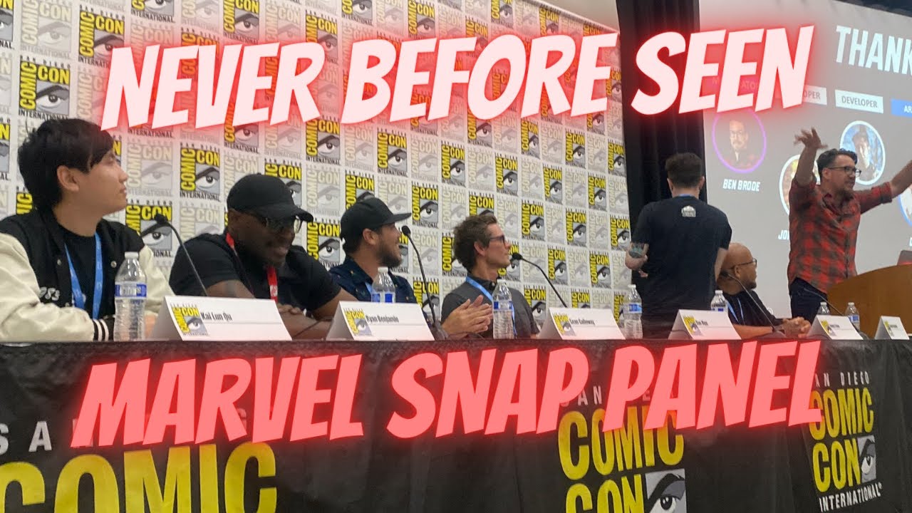 I WENT TO SAN DIEGO COMIC CON!!! Marvel Snap Panel - YouTube