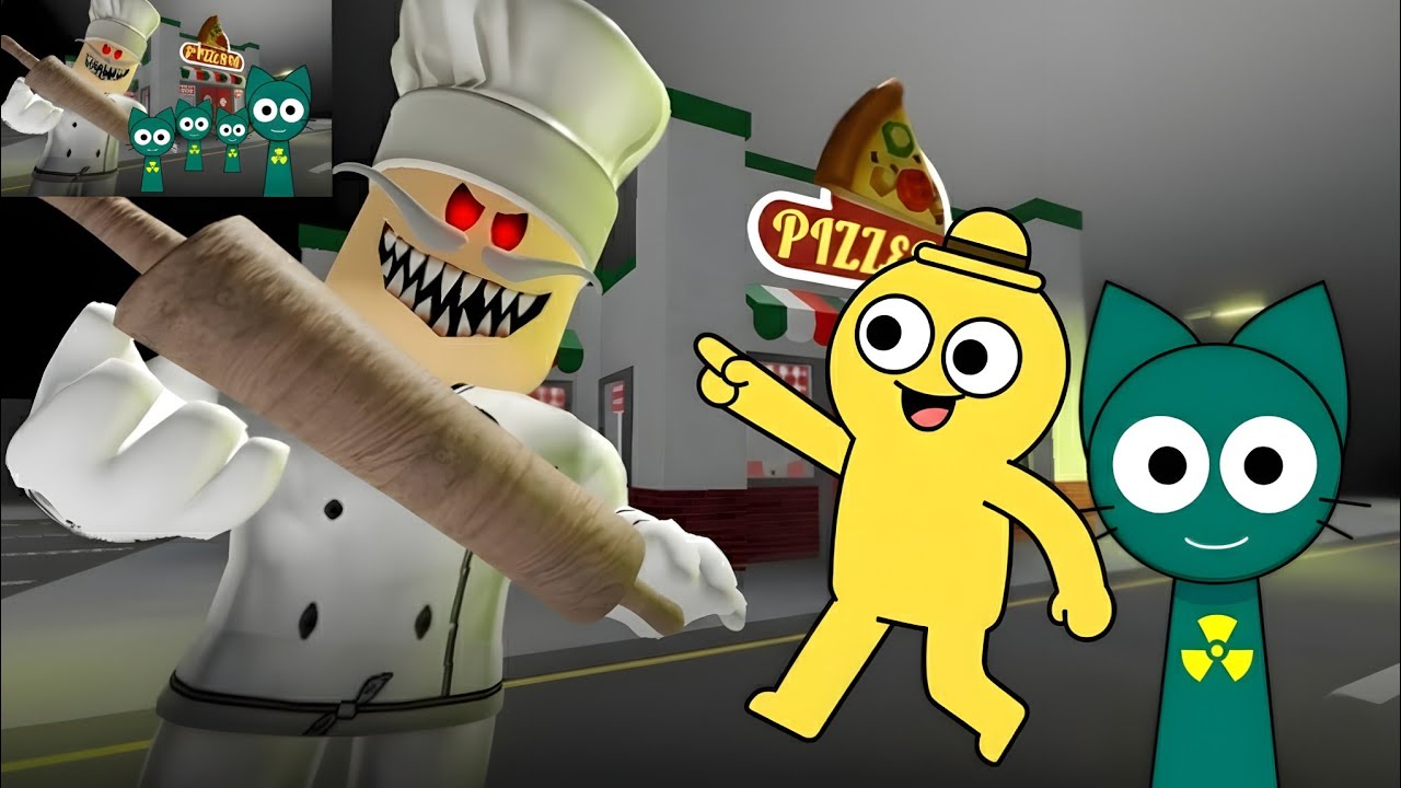 ESCAPE FROM PAPA PIZZA PIZZERIA PRISON VS TOX'S SPRUNKI'S - YouTube