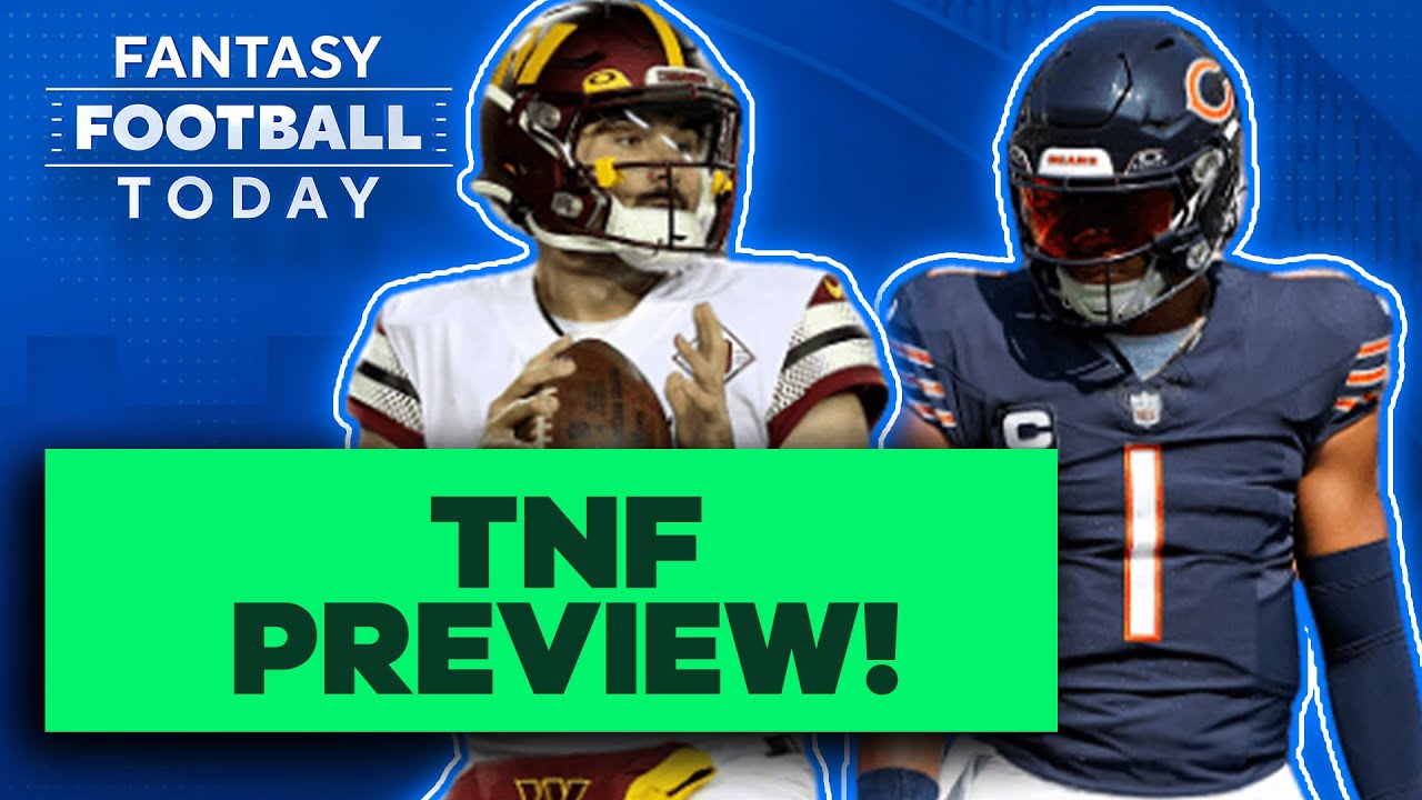 Week 5 TNF Bears at Commanders: Fantasy Breakdown, Starts/Sits, Ranks ...