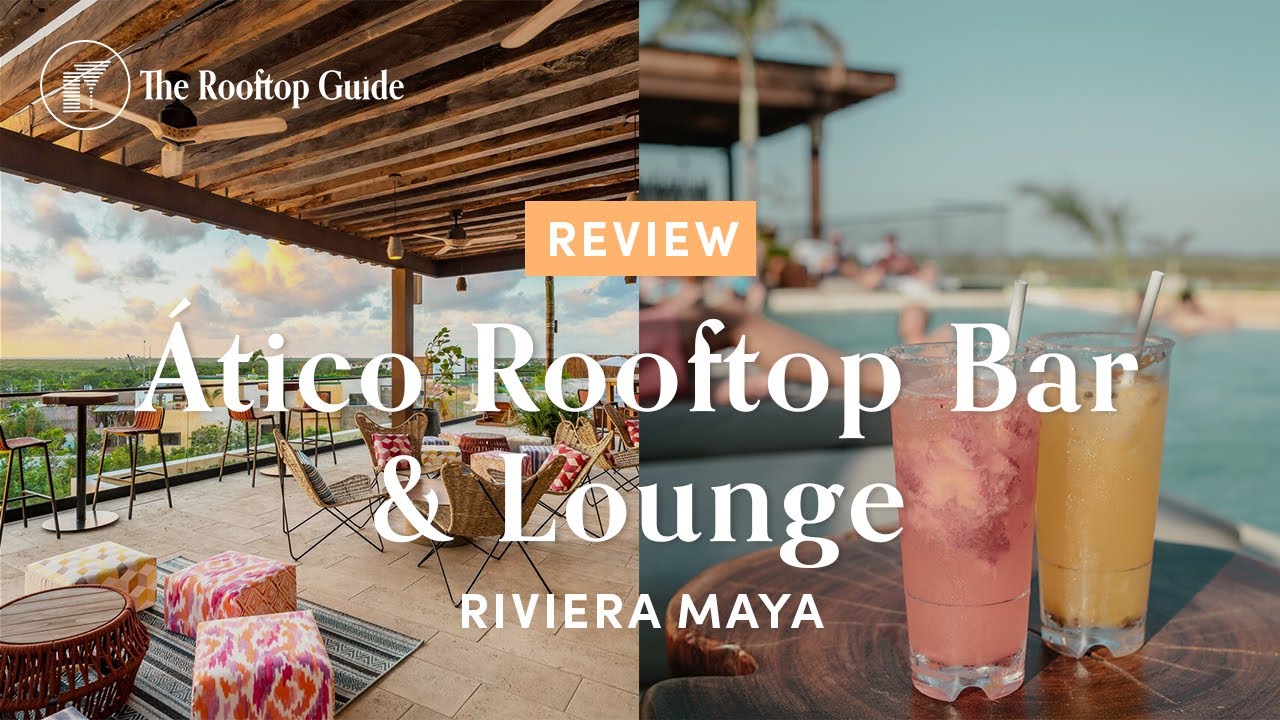 Ático Rooftop Bar & Lounge - Review - YouTube