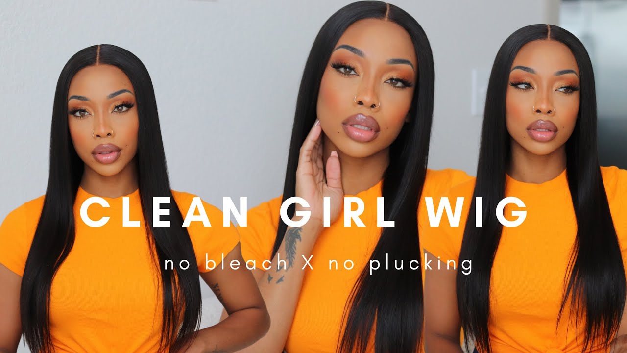 NO EDGES,NO PROBLEM!The Perfect Clean Girl Wig!So Natural + No Work ft ...