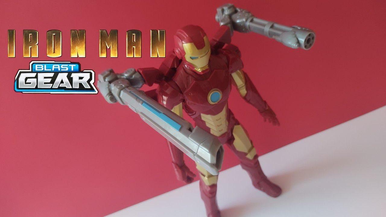 Iron man Blast Gear 12 pulgadas Hasbro Titan Hero Series - YouTube