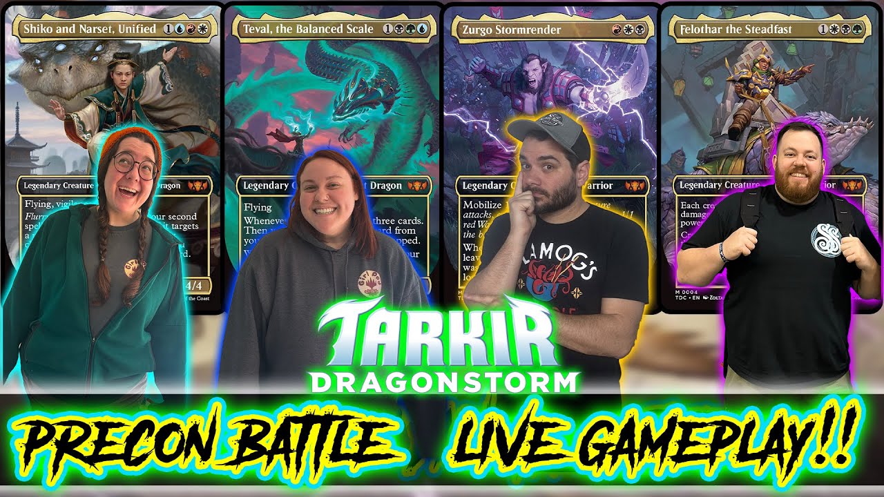 Tarkir Dragonstorm Precon Battle | Live Gameplay!! - YouTube
