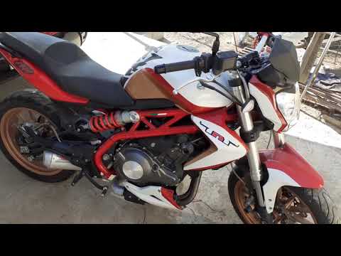 Benelli tnt 300 modificada sound escape spr - YouTube