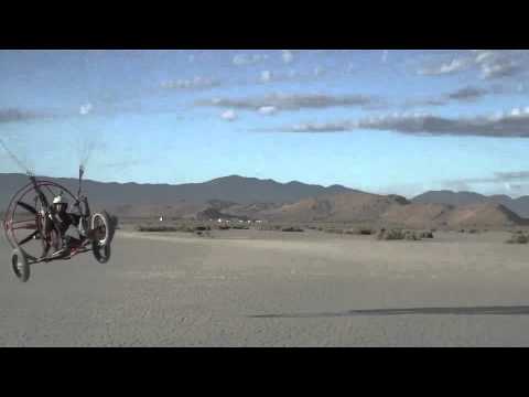 Brandon Frost PPG Trike flying - YouTube