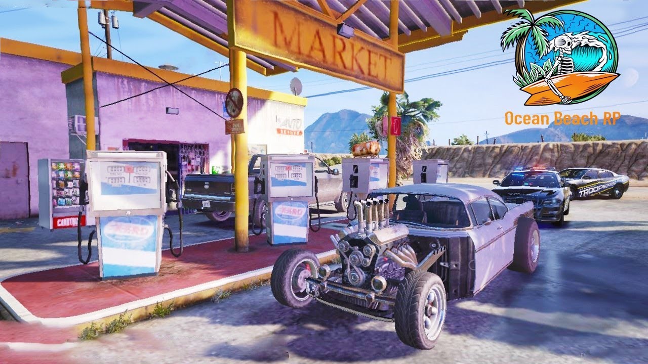 Ocean Beach RP QB Server🔴| Semi Realistic RP Server Police SAST ...