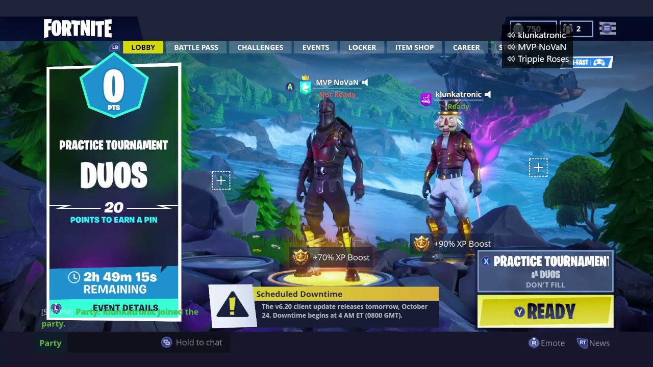 Fortnite Duo Practice Tournament STREAM - YouTube