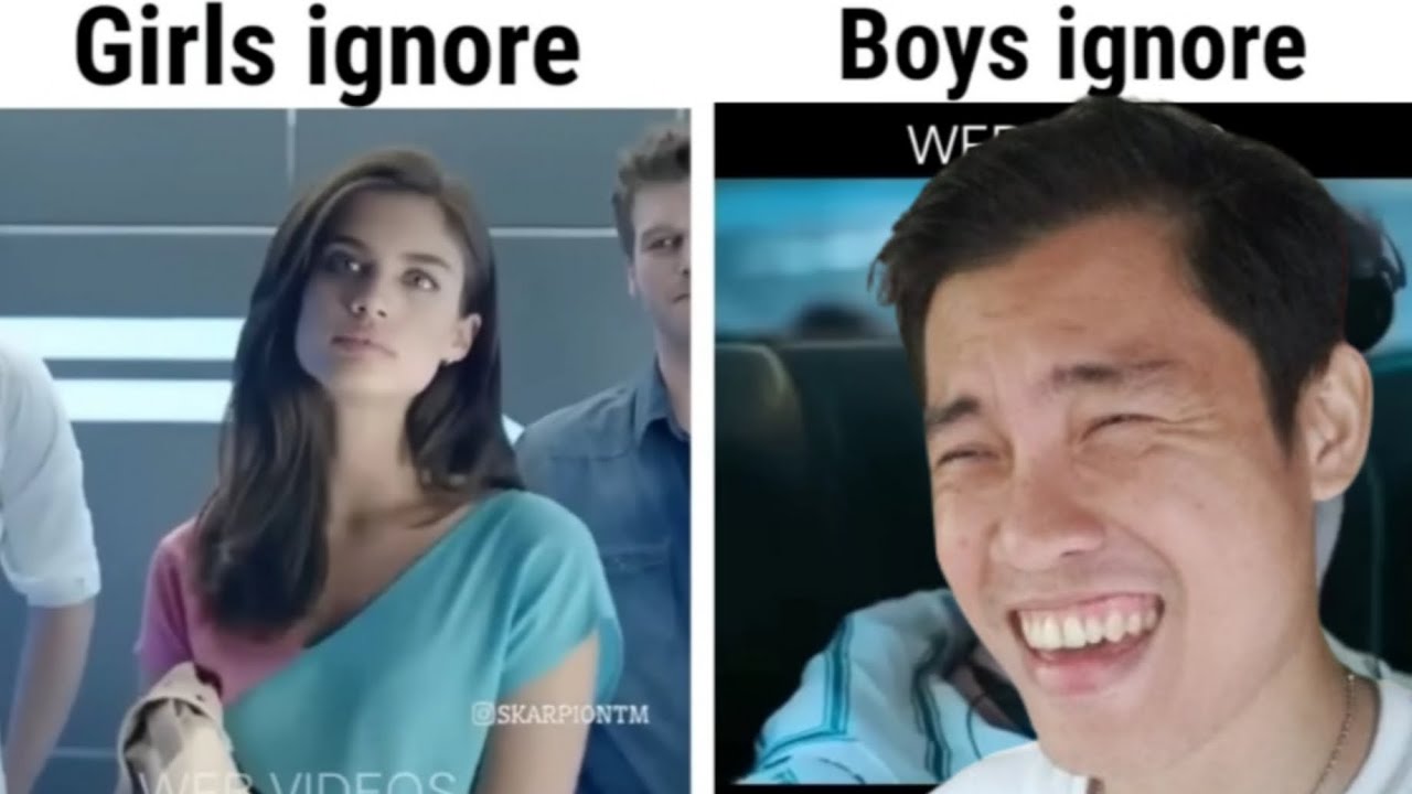GIRLS IGNORE VS BOYS IGNORE By WFB VIDEOS - REACTION... - YouTube