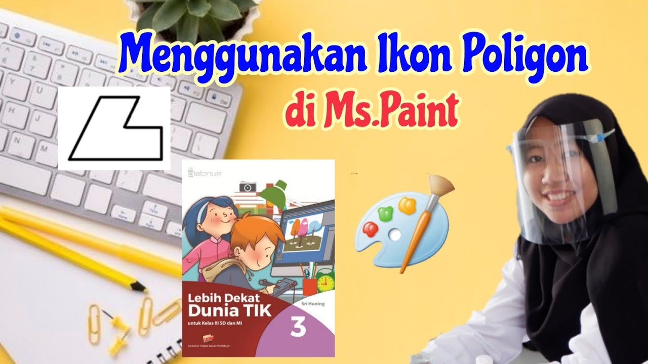 Menggunakan Ikon Poligon di Ms.Paint - YouTube