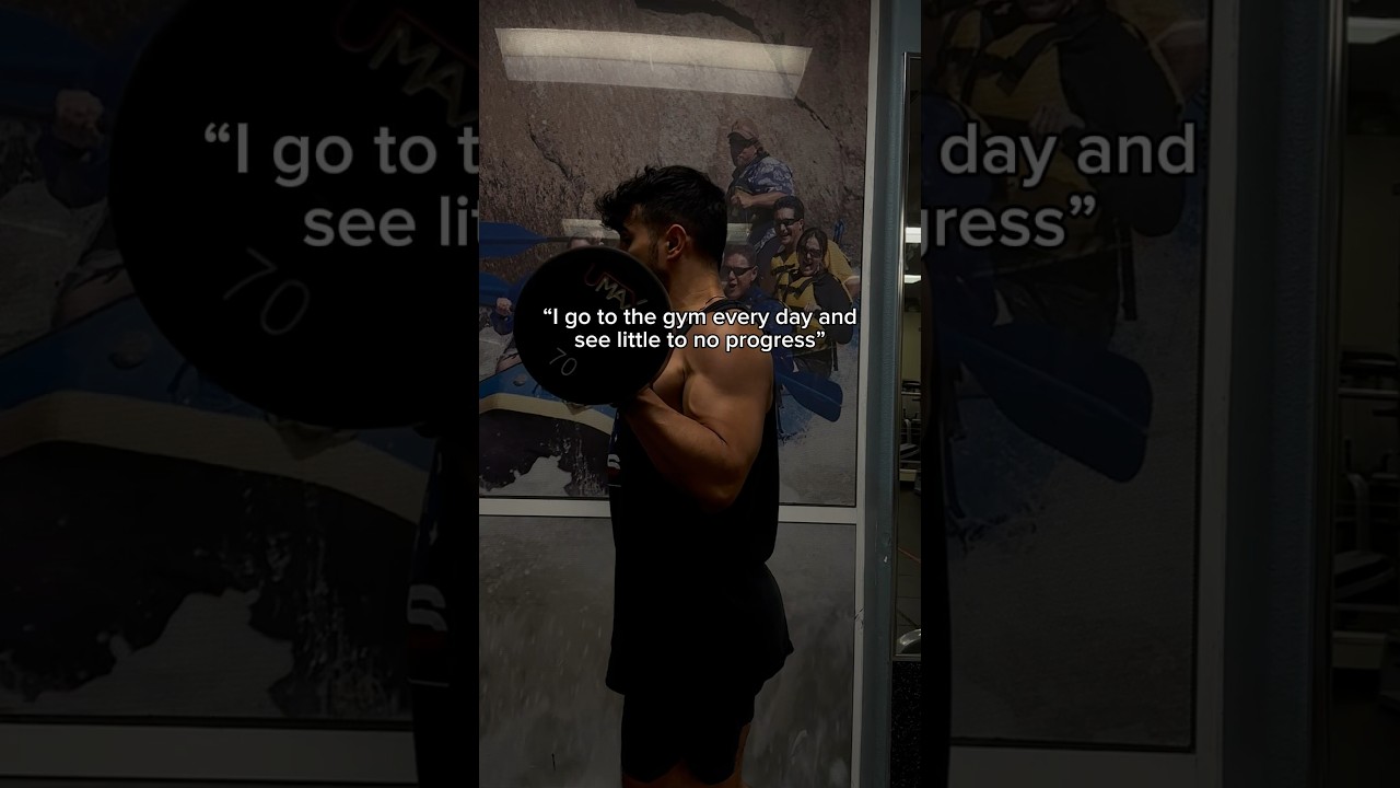 Why your NOT seeing progress #fitness #gym #biceps #curls - YouTube