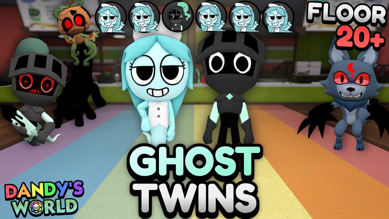 GHOST TWINS ONLY RUN (FLOOR 20+) | DANDY'S WORLD - YouTube