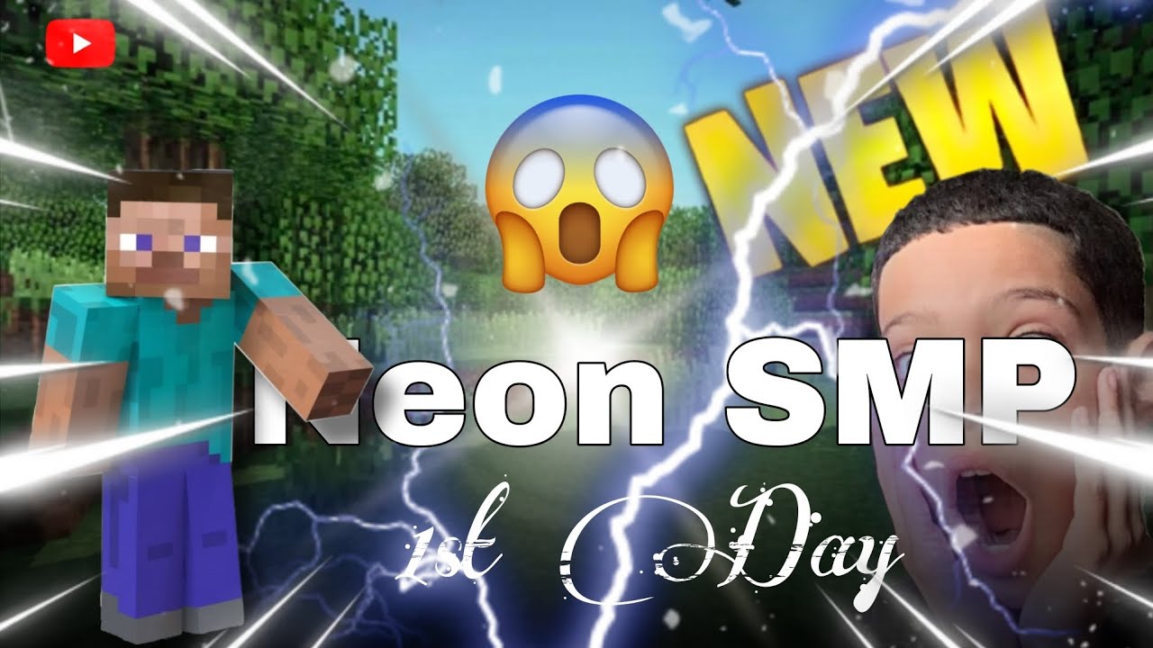 First Day-1 in Neon SMP 24/7 ip in discription join fast ⏩ - YouTube