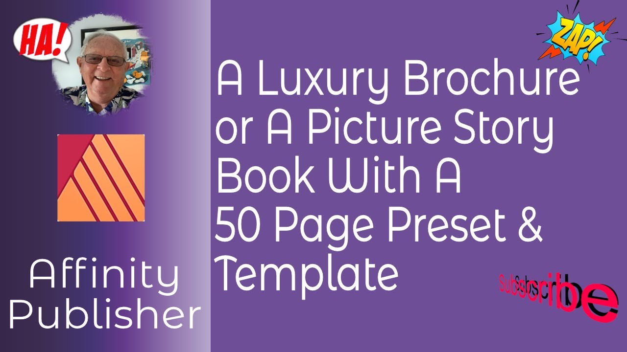 Luxury 50 Page Picture Story Book or Brochure with Preset & Template ...
