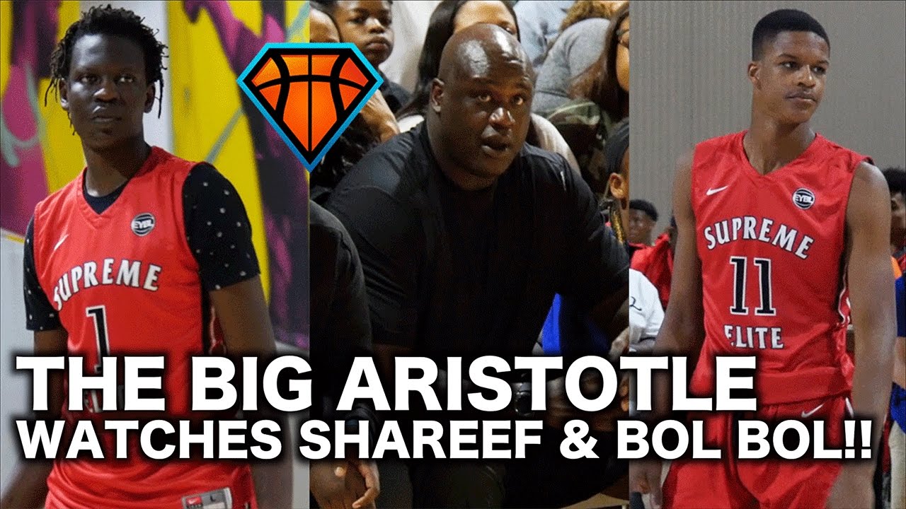 Shaq Watches Shareef & Bol Bol Get BUCKETS In Atlanta!! | EYBL Session ...
