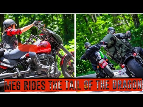 Meg Rides The Tail Of The Dragon - YouTube