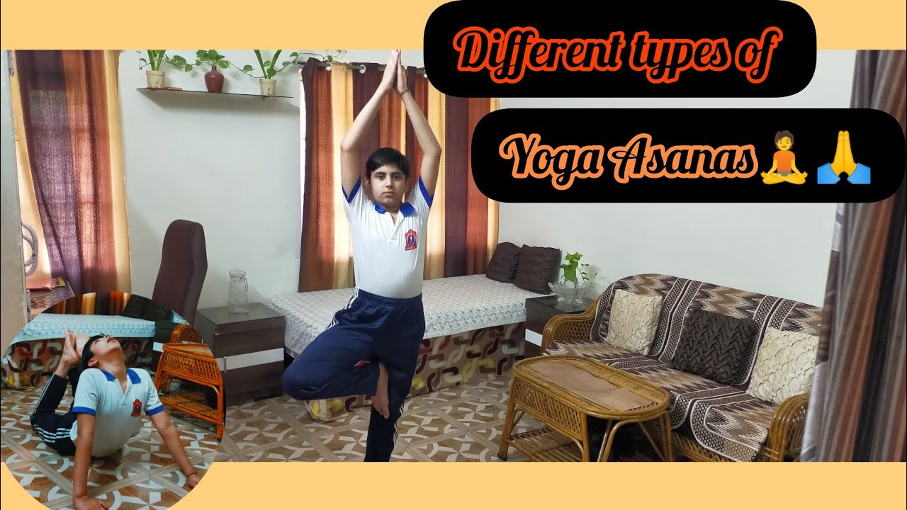Types of yoga asanas 🙏 - YouTube