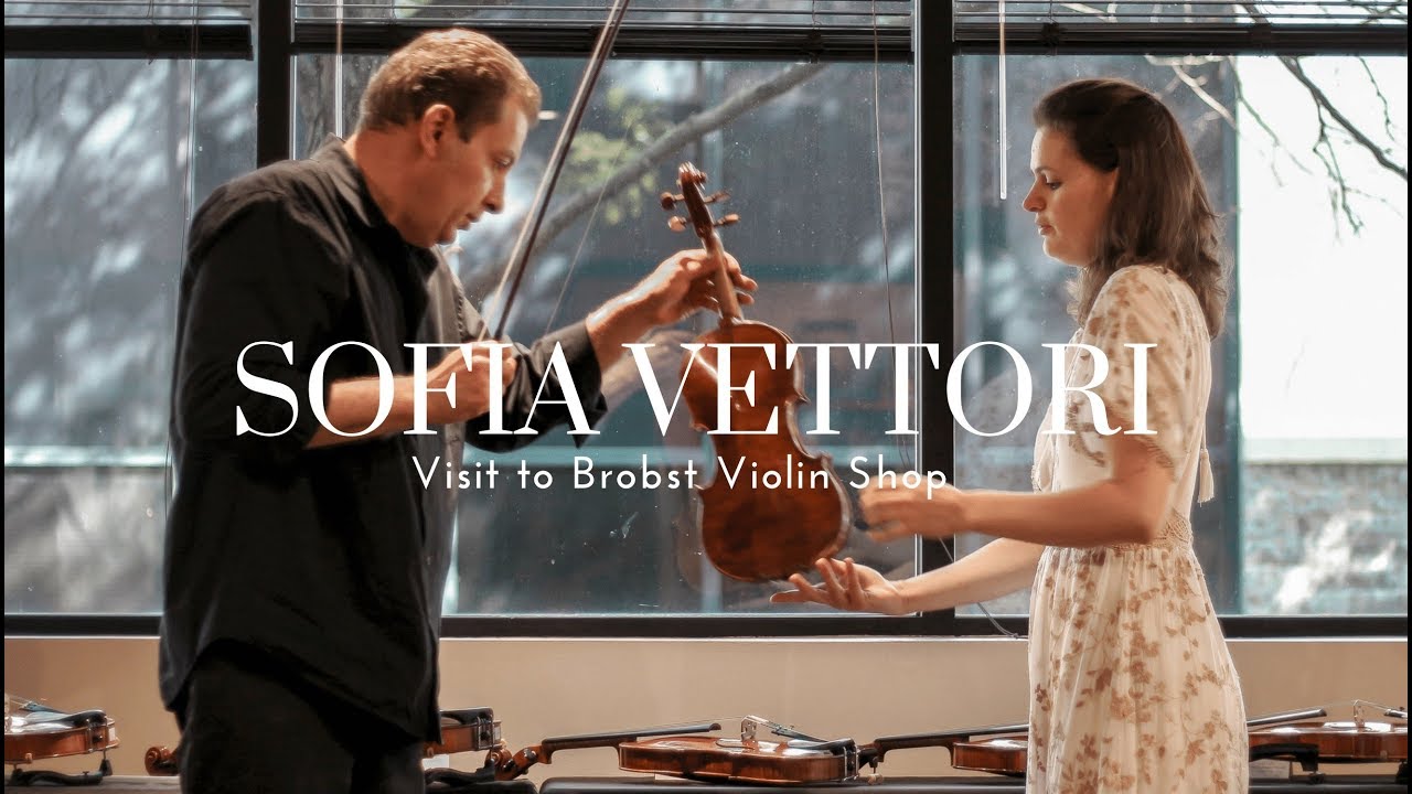 Sofia Vettori Interview at Brobst Violin Shop - YouTube
