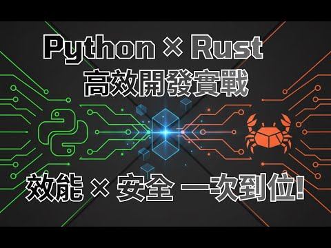 Python × Rust 高效開發實戰: 效能 × 安全一次到位 [hahow 課程] - YouTube