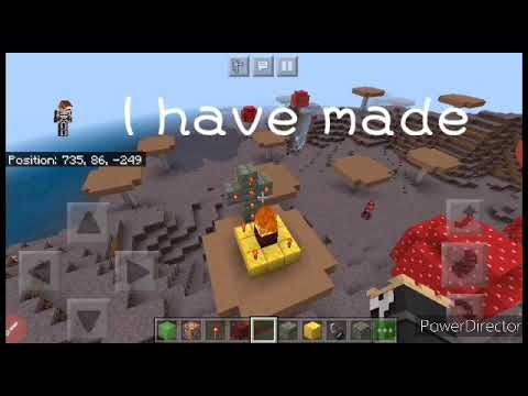 I made an herobrine cross - Minecraft poket Edition 😀 - YouTube