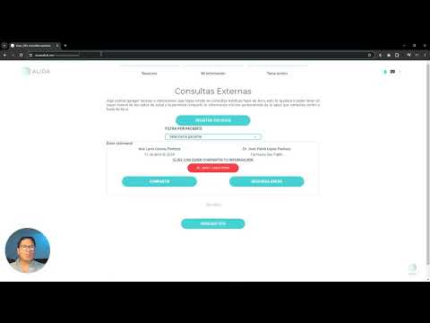 Como utilizar  el módulo de consultas externas en tu perfil como paciente en Aura