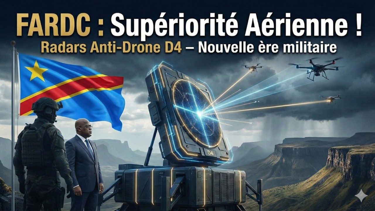 Félix Tshisekedi dote les FARDC de radars anti-drone D4 : Supériorité ...