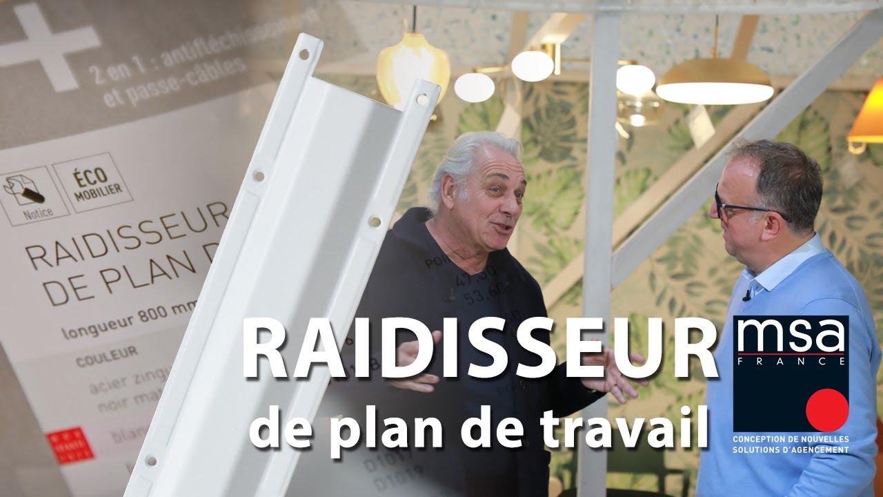 Raidisseur de plan de travail - YouTube