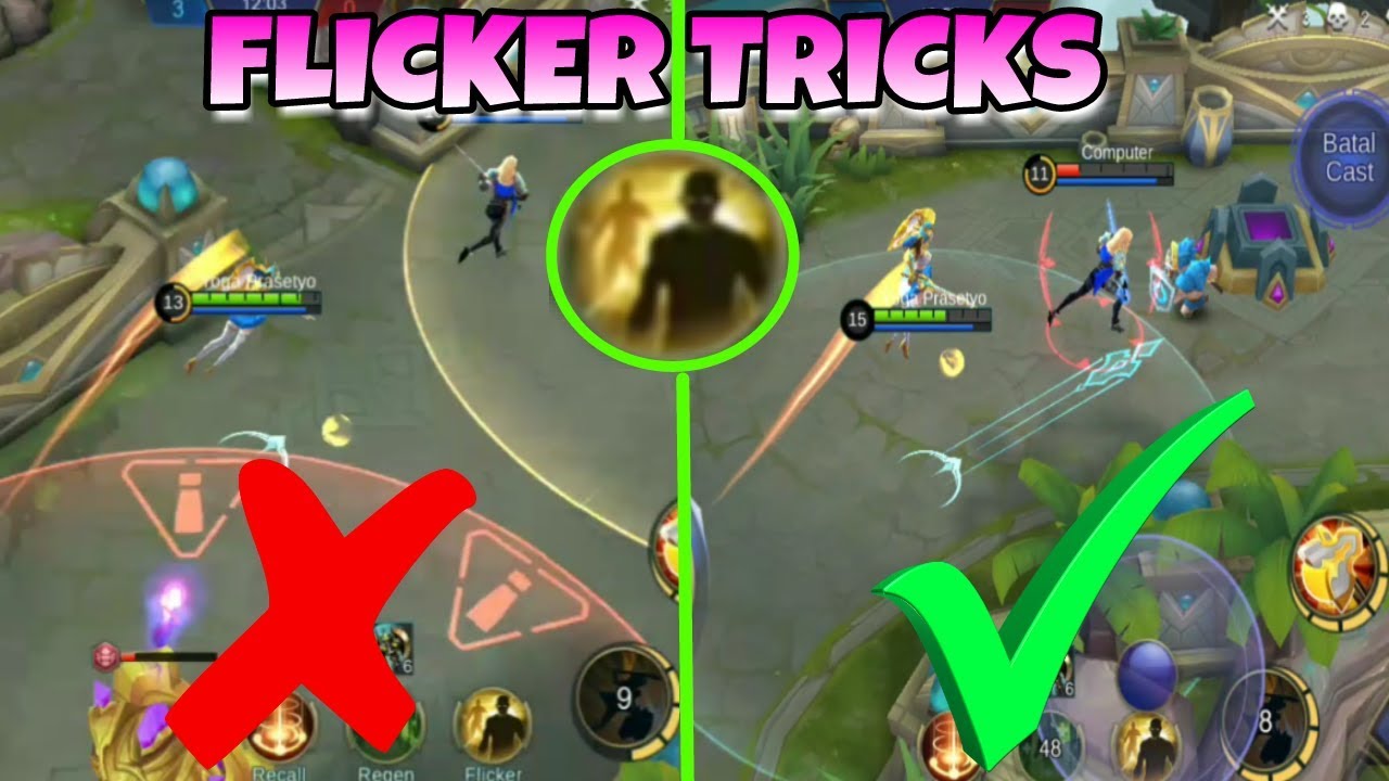 Top Heros Who Master With Flicker Trick Part 1 - Mobile Legends : Bang ...