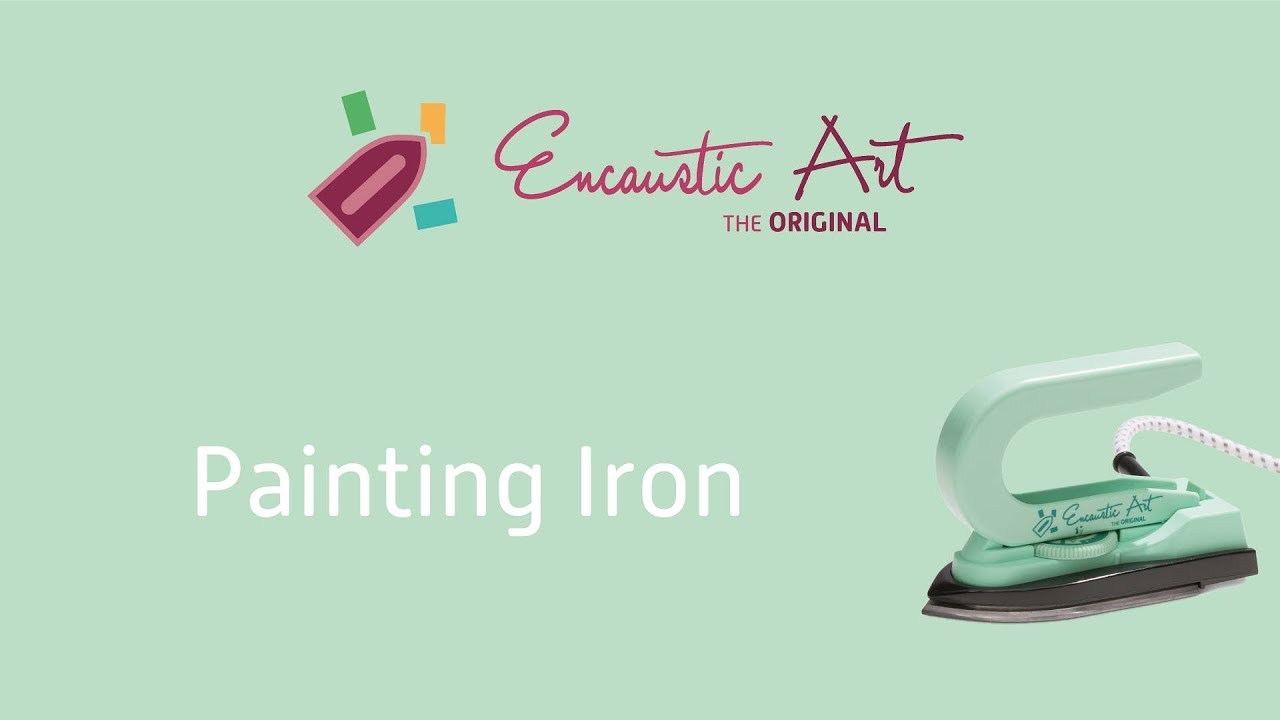 Encaustic Art Painting Iron - YouTube