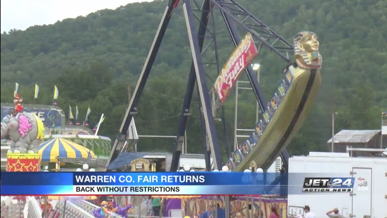 Warren County Fair returns after being shut down in 2020 - YouTube