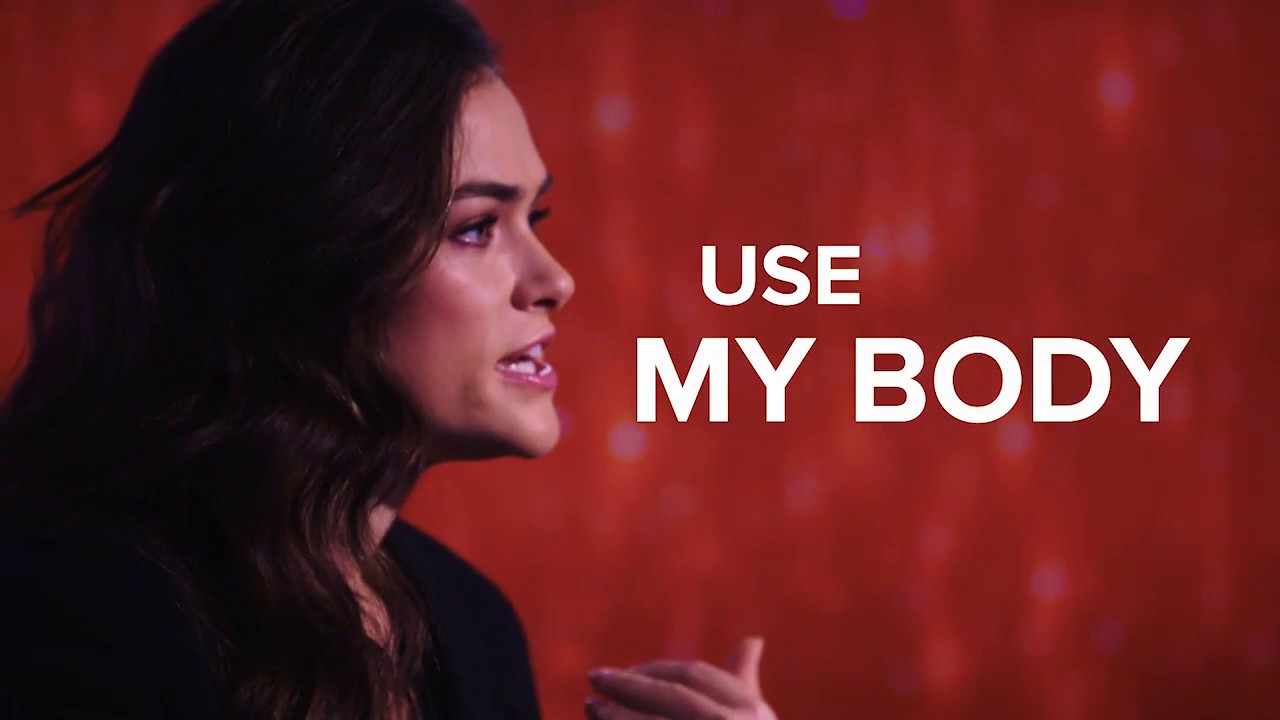 Model Myla Dalbesio: Empowerment through body, voice - YouTube